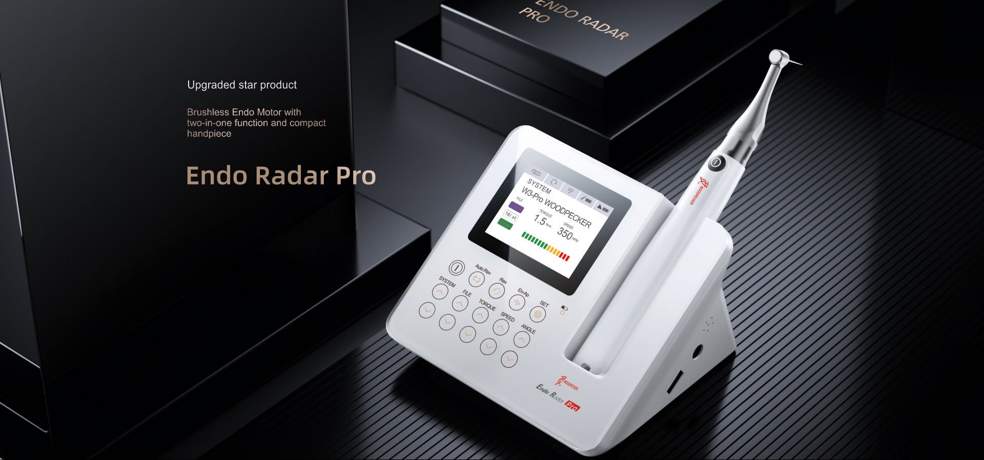 Woodpecker Endo Radar Pro - Apex buluculu ışıklı endo motor ...